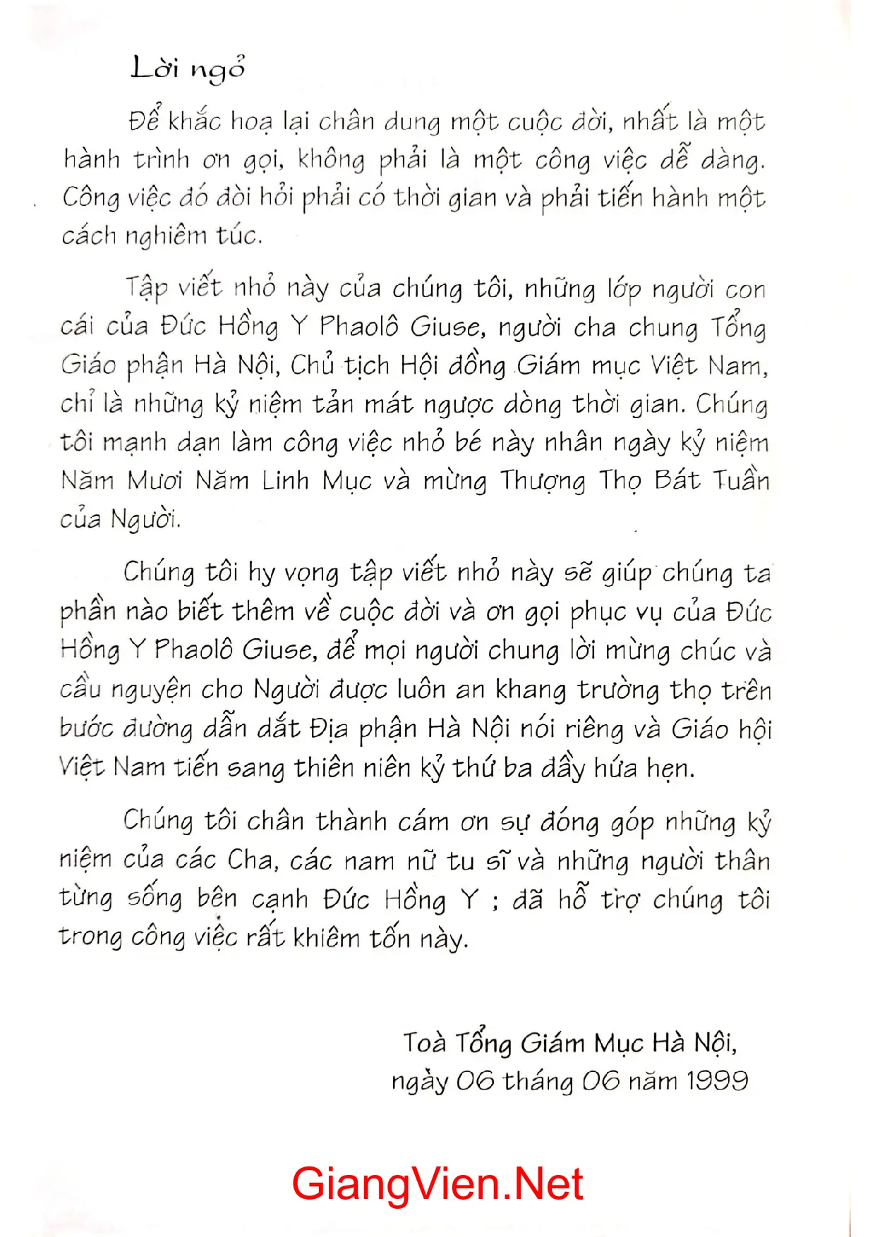Đức Hồng y Phaolo Giuse Phạm Đình Tụng - GiangVien.net